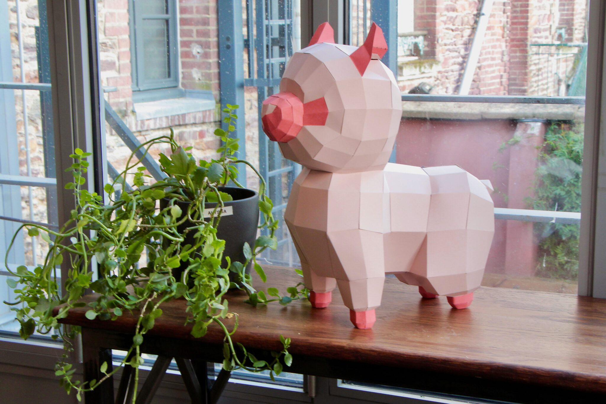 Bébé lama en papier 3D - AgentPaper