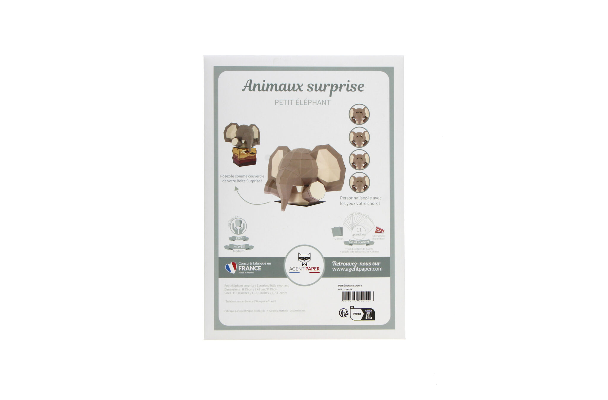 Petit Éléphant Surprise - AgentPaper