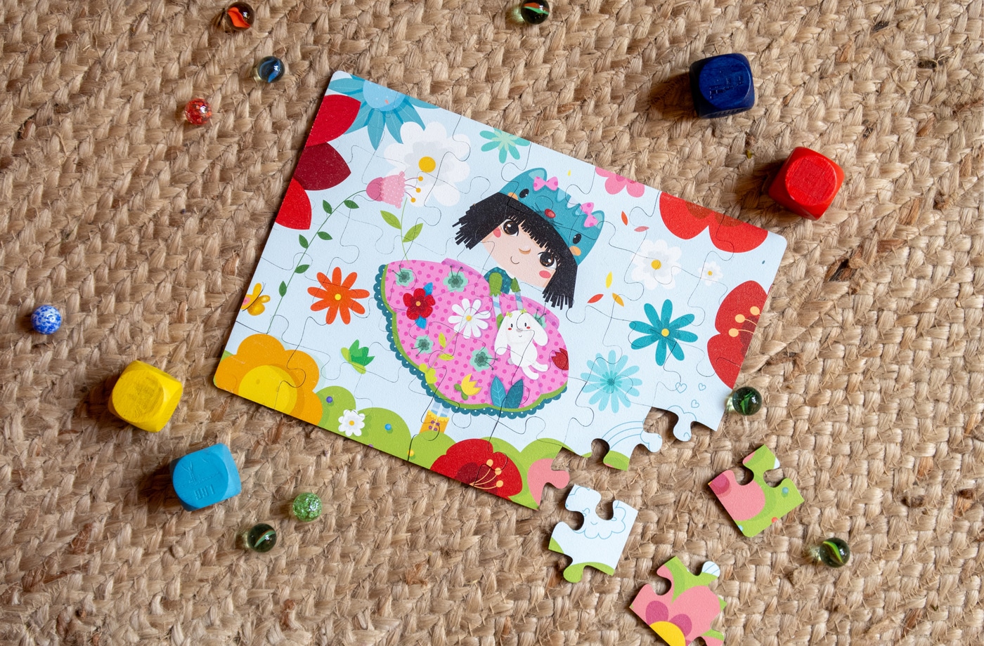 Puzzle enfant en bois 35 pièces - AgentPaper