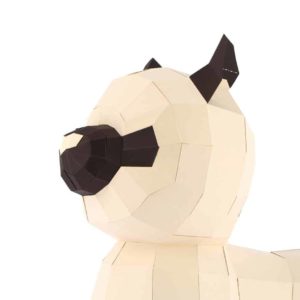 Bébé lama en papier 3D - AgentPaper